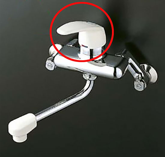 【楽天市場】【KVK】レバーハンドルセット ホワイト PZK1S336C キッチン水栓用 ビス・キャップ付 水栓金具 補修部品 定形外郵便送料無料：K＆R住設商店