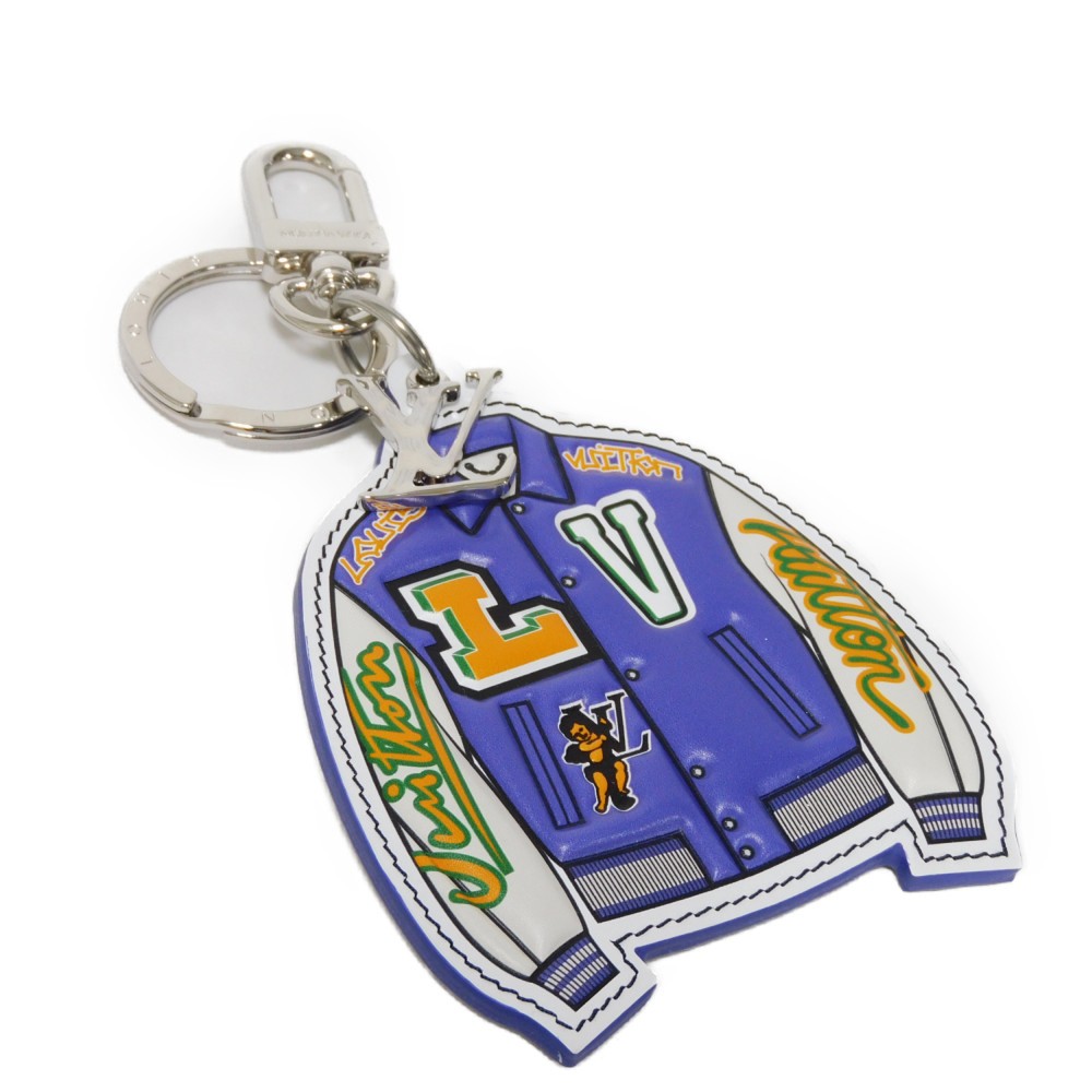 【楽天市場】ルイ・ヴィトン LOUIS VUITTON キーホルダー ポルト クレ LV バーシティ ジャケット LVロゴ カエル マルチ ...