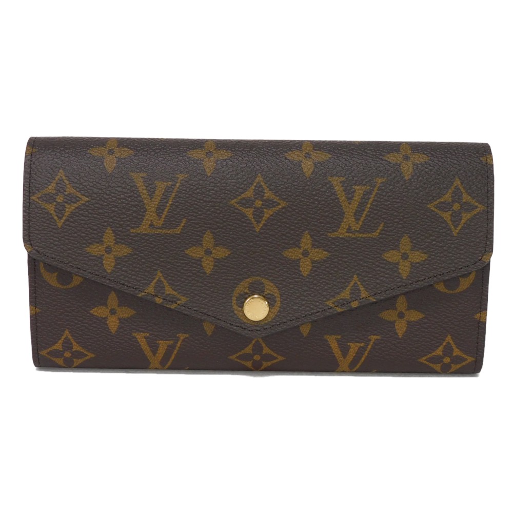 【楽天市場】ルイ・ヴィトン LOUIS VUITTON 長財布 ポルトフォイユ サラ 現行 LVロゴ 新型 二つ折り ロングウォレット ...