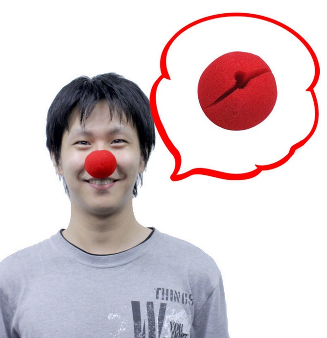 【楽天市場】ピエロの鼻(スポンジ素材)（442282） 【 コスプレ 衣装 ハロウィン 赤鼻 ピエロ用品 変装グッズ プチ仮装 ハロウィン ...