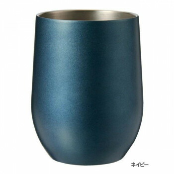 【楽天市場】真空ステンレス サーモタンブラー 390ml ネイビー R-0505：クリスタルハート