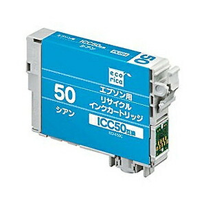 【楽天市場】エコリカ エコリカインク／エプソン50／シアン ECI-E50C：ケーズデンキ 楽天市場店