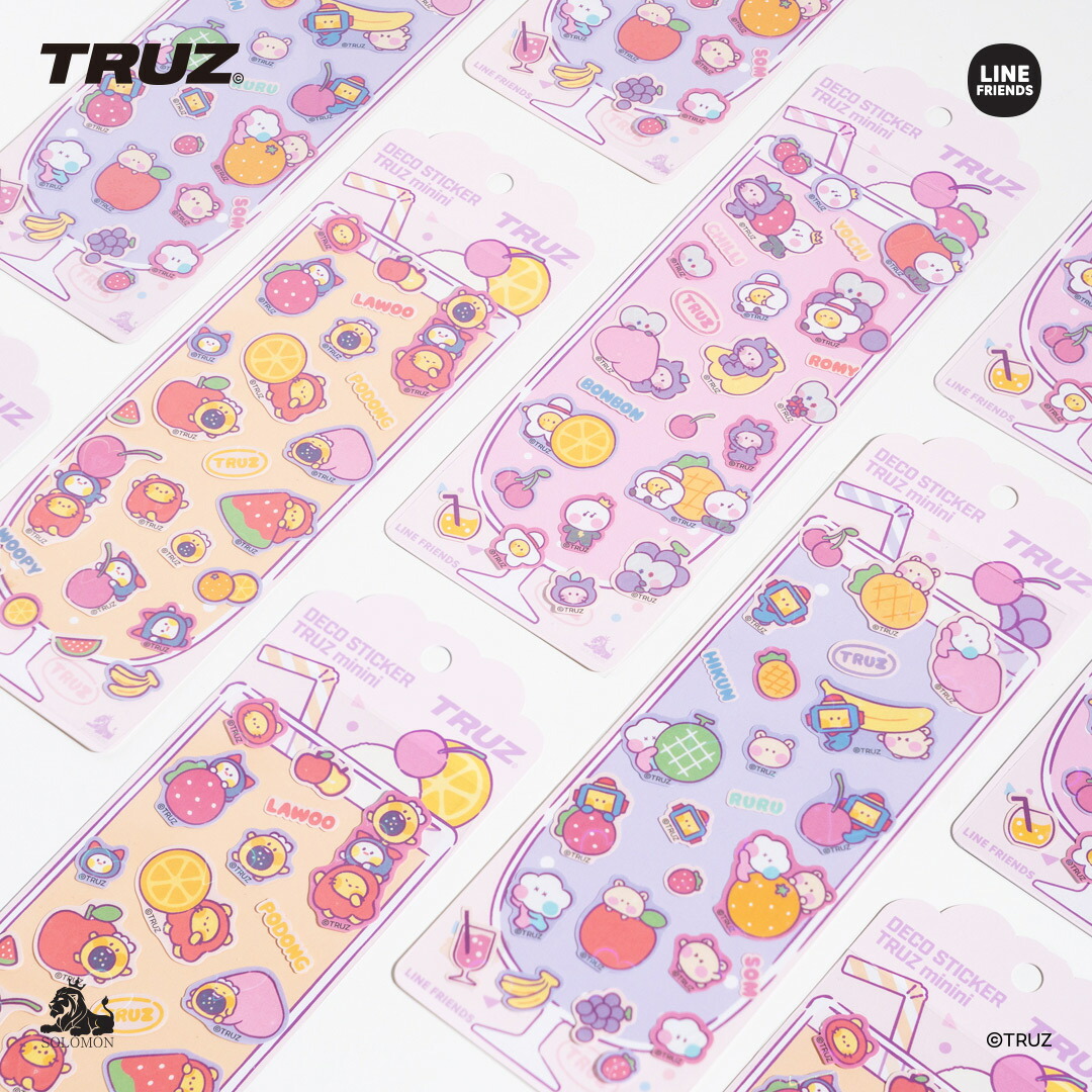 【楽天市場】【：30%OFF SALE：】 【TRUZ minini デコステッカーver.2】DECO STICKER MIXED ...