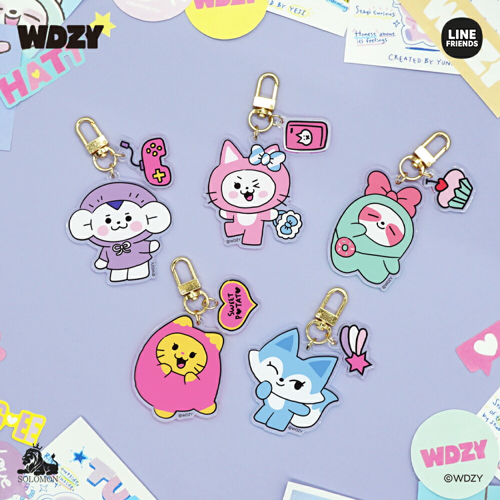 【楽天市場】【：30%OFF SALE：】 【WDZY アクリルキーリング】ACRYLIC KEYRING アクリルキーホルダー キーリング ...