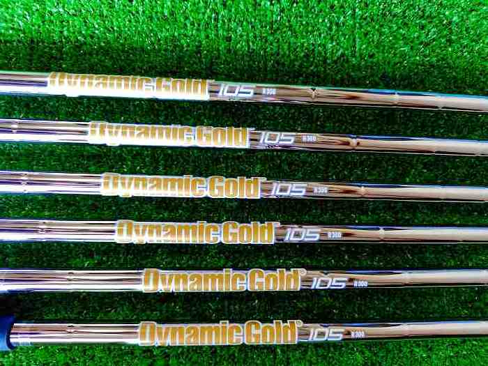 【楽天市場】【中古】 Dynamic Gold 105 (R300) 6本セット シャフトのみ アイアン用 5-PW グリップ付き：KSゴルフ ...