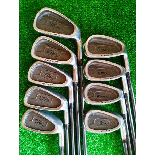 【楽天市場】【中古】 S-YARD SUS 304 U-II アイアン 9本セット(4-PW.AW.SW) 純正カーボン (R) セイコー エスヤード：KSゴルフ楽天市場店