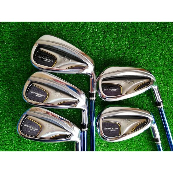 【楽天市場】【中古】 BIG BERTHA 2016 BETA アイアン 5本セット(6-PW) ALLOY BLUE SORA (S200 ...