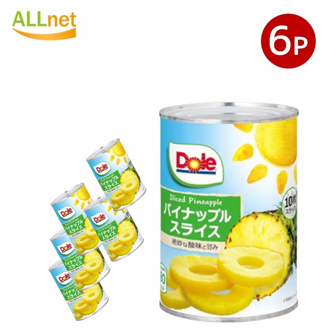 【楽天市場】【まとめてお得・送料無料】ドール 缶詰 パインスライス 3号 567g(固形量357g) ×6個セット Dole どーる パイナップル スライス10枚 パイナップルスライス ドール ...