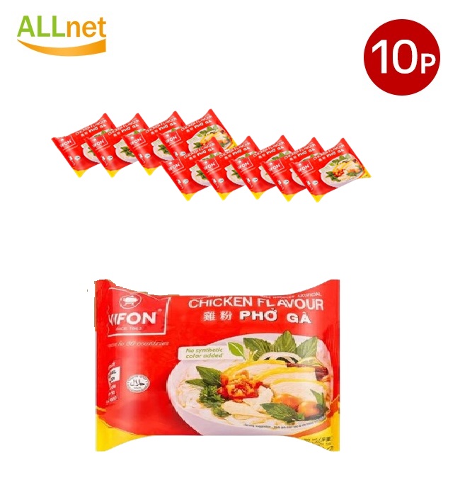 【楽天市場】【送料無料】VIFON ベトナム インスタントフォー 鶏肉風味 60g 10袋入り VIFON Pho Ga 60g 10 goi：オールネショップ