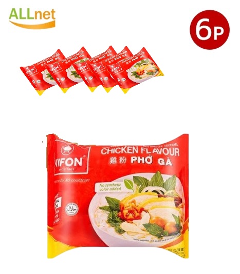 【楽天市場】【送料無料】VIFON ベトナム インスタントフォー 鶏肉風味 60g 6袋入り VIFON Pho Ga 60g 6 goi ...