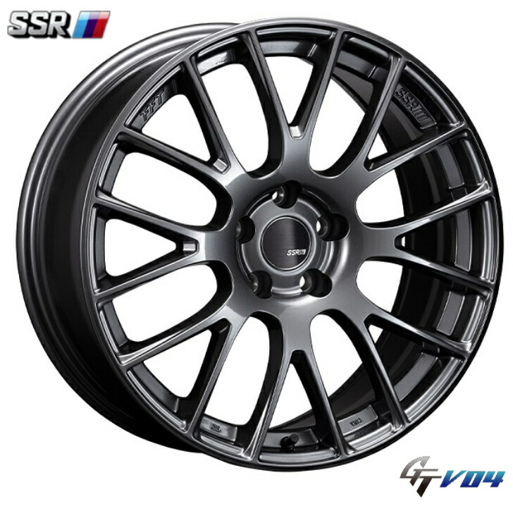 【楽天市場】SSR GTV04 18インチ 7.5J+40 5H100 メタリックグレイ 新品ホイール4本：KTfaith