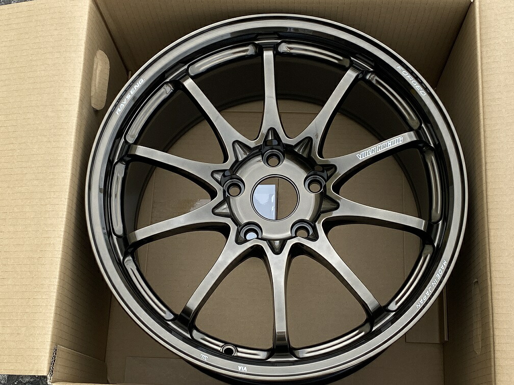 【楽天市場】【即納・4本セット】RAYS CE28 N-plus 18インチ9.5J+38 5H120 カラーSZ CIVIC TYPE-R 新品ホイール4本 シビック タイプR FK8 ...