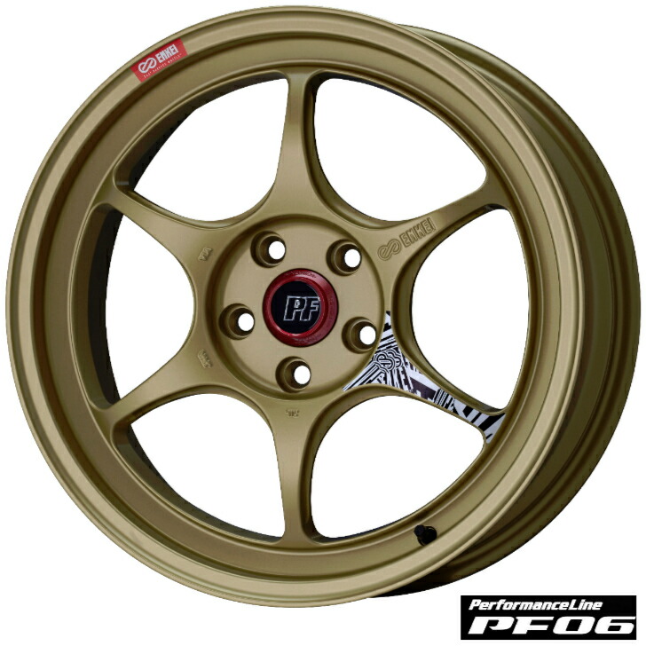 【楽天市場】ENKEI エンケイ Performance Line PF06 17インチ 9J+22 5H100 G 新品ホイール4本：KTfaith
