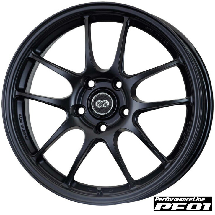 【楽天市場】ENKEI エンケイ Performance Line PF01 15インチ 5J+45 4H100 MBK 新品ホイール4本：KTfaith