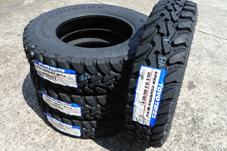 【楽天市場】【送料無料/即日発送】2024年製 TOYO OPEN COUNTRY M/T-R 【195R16 C 104/102Q】4本価格 ...