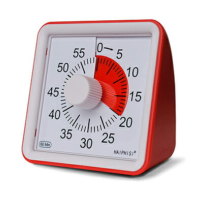 【楽天市場】Haiphisi キッチンタイマー 60分 卓上 レッド 小さめサイズ カウントダウンクロック 【定形外郵便のみ送料無料】 音量2 ...