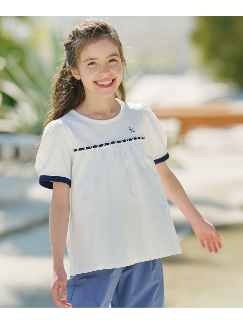 【楽天市場】【SALE／30%OFF】【150-160cm】【UVケア】レース チュニック 組曲 KIDS クミキョク トップス カットソー ...