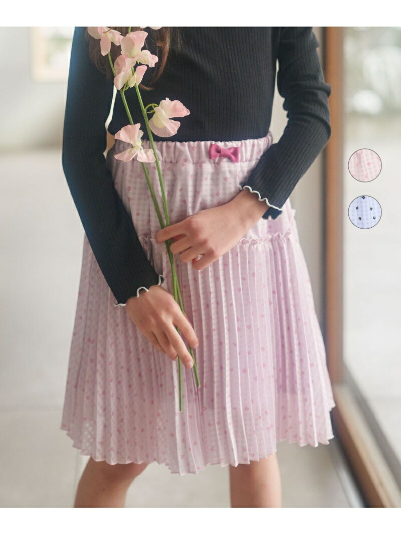 【楽天市場】【SALE／40%OFF】【150-160cm】Tiny Flower スカート 組曲 KIDS クミキョク スカート ロング・マキシスカート【RBA_E】【送料無料 ...