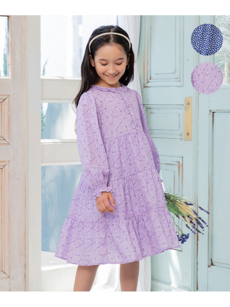 【楽天市場】【SALE／30%OFF】【110-140cm】Tiny Rose ワンピース 組曲 KIDS クミキョク ワンピース・ドレス ワンピース パープル ネイビー【RBA_E】【送料 ...