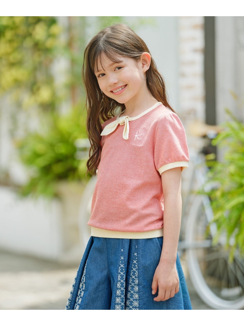 【楽天市場】【110-140cm】マリンカノコ Tシャツ 組曲 KIDS クミキョク トップス カットソー・Tシャツ レッド ブルー【送料無料 ...