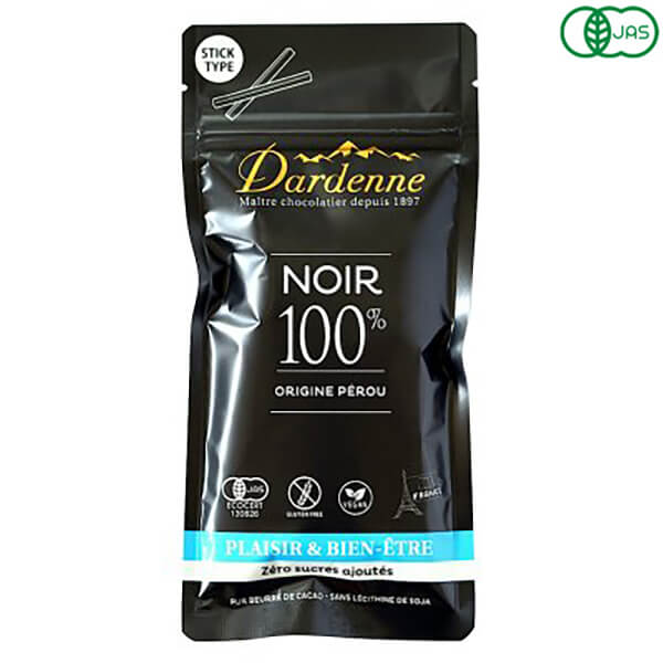 【楽天市場】チョコ 低GI 低糖質 ダーデン 有機チョコレートスティック カカオ100% 55g 送料無料：kunistyle