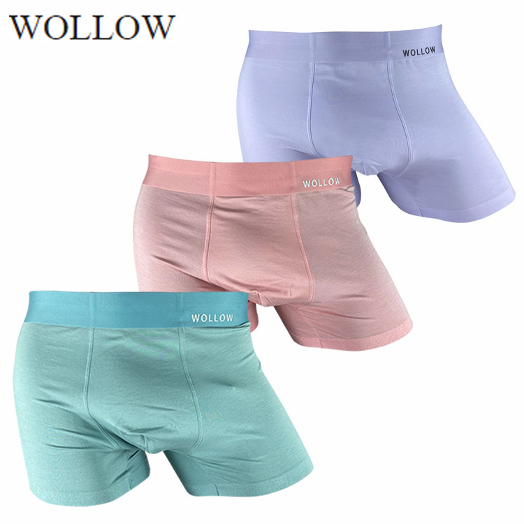 【楽天市場】WOLLOW ワロー ボクサーパンツ W-33 モダールボクサー メンズ：パンツのくらきち