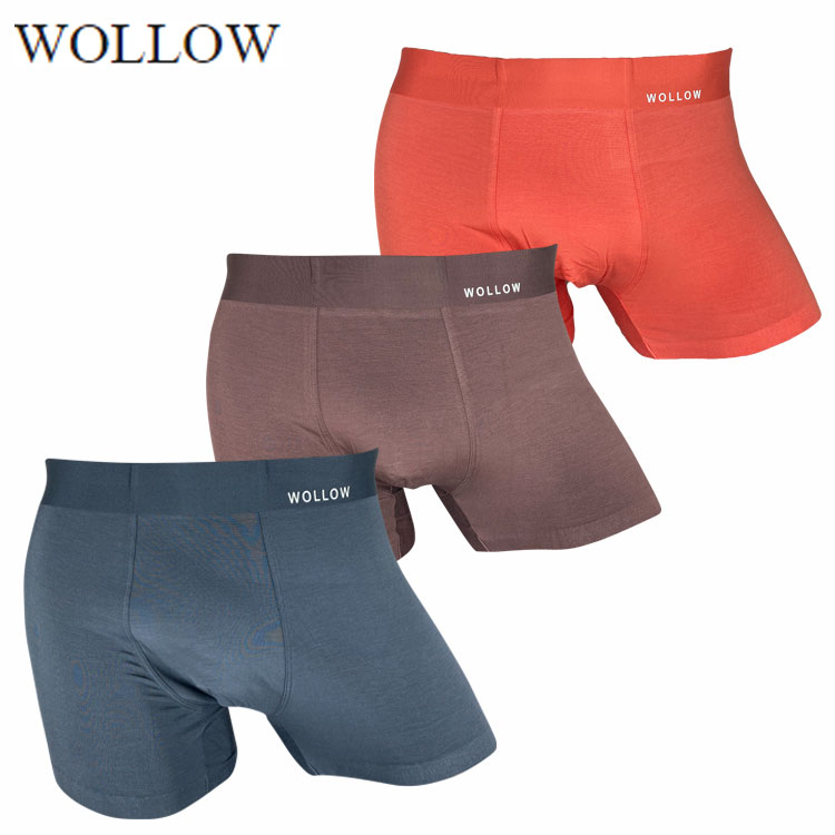 【楽天市場】WOLLOW ワロー ボクサーパンツ W-33 モダールボクサー メンズ：パンツのくらきち