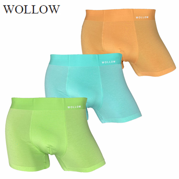 【楽天市場】WOLLOW ワロー ボクサーパンツ W-33 モダールボクサー メンズ：パンツのくらきち