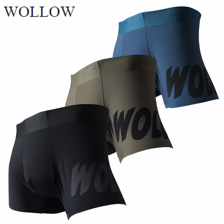 【楽天市場】WOLLOW ワロー ボクサーパンツ W-42 ナイロンボクサー メンズ：パンツのくらきち