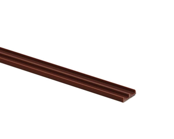 【楽天市場】【3.24～欠品：納期未定※お問い合わせください】PR7501 ガラス戸レ-ル下部5mmチョコ 1000mm【光】：暮らしの百貨店