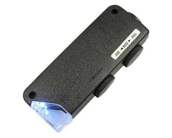 【楽天市場】TSK・LEDポケット顕微鏡・KB−01【藤原産業】：暮らしの百貨店