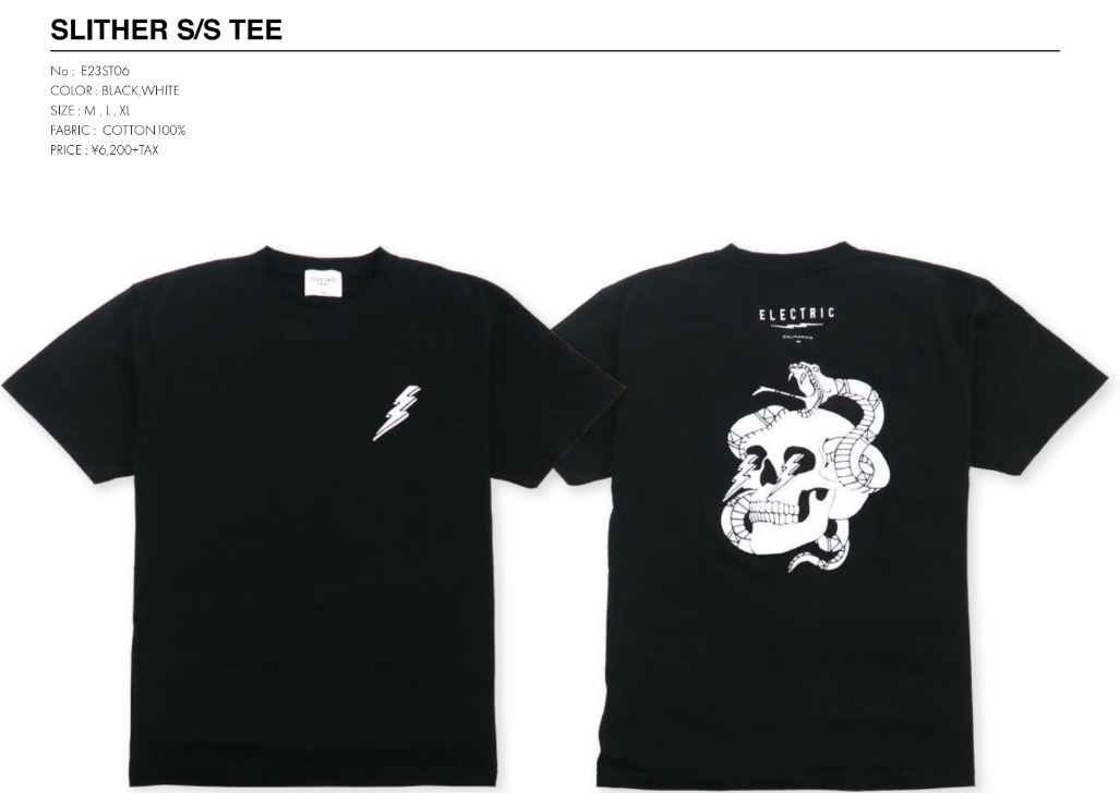 【楽天市場】ELECTRIC SLISHER S/S TEE(E23ST06)：SLASH 楽天市場店