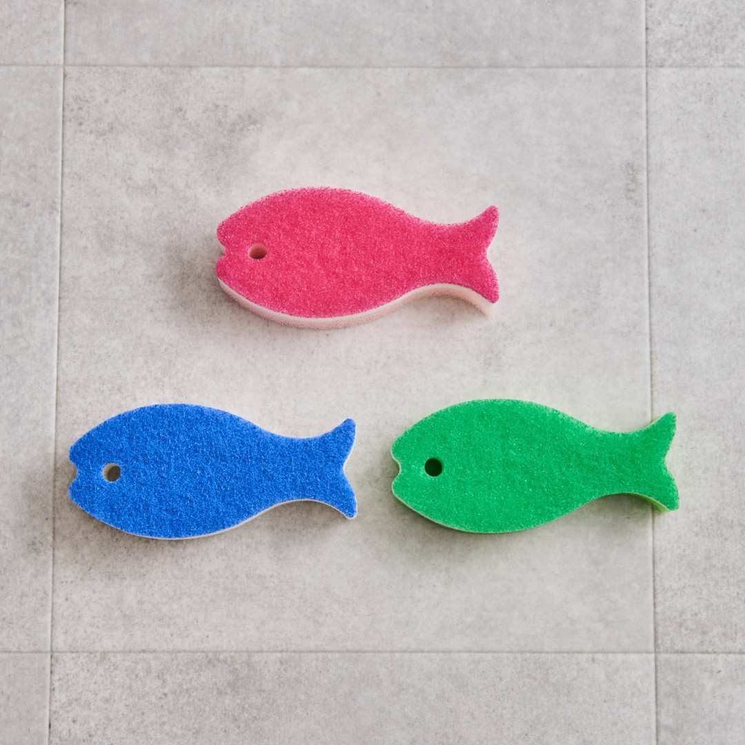 【楽天市場】マーナ marna おさかなスポンジ K170 スポンジ キッチンスポンジ 食器洗い グラス 食器スポンジ かわいい おしゃれ：kurasuno セレクト