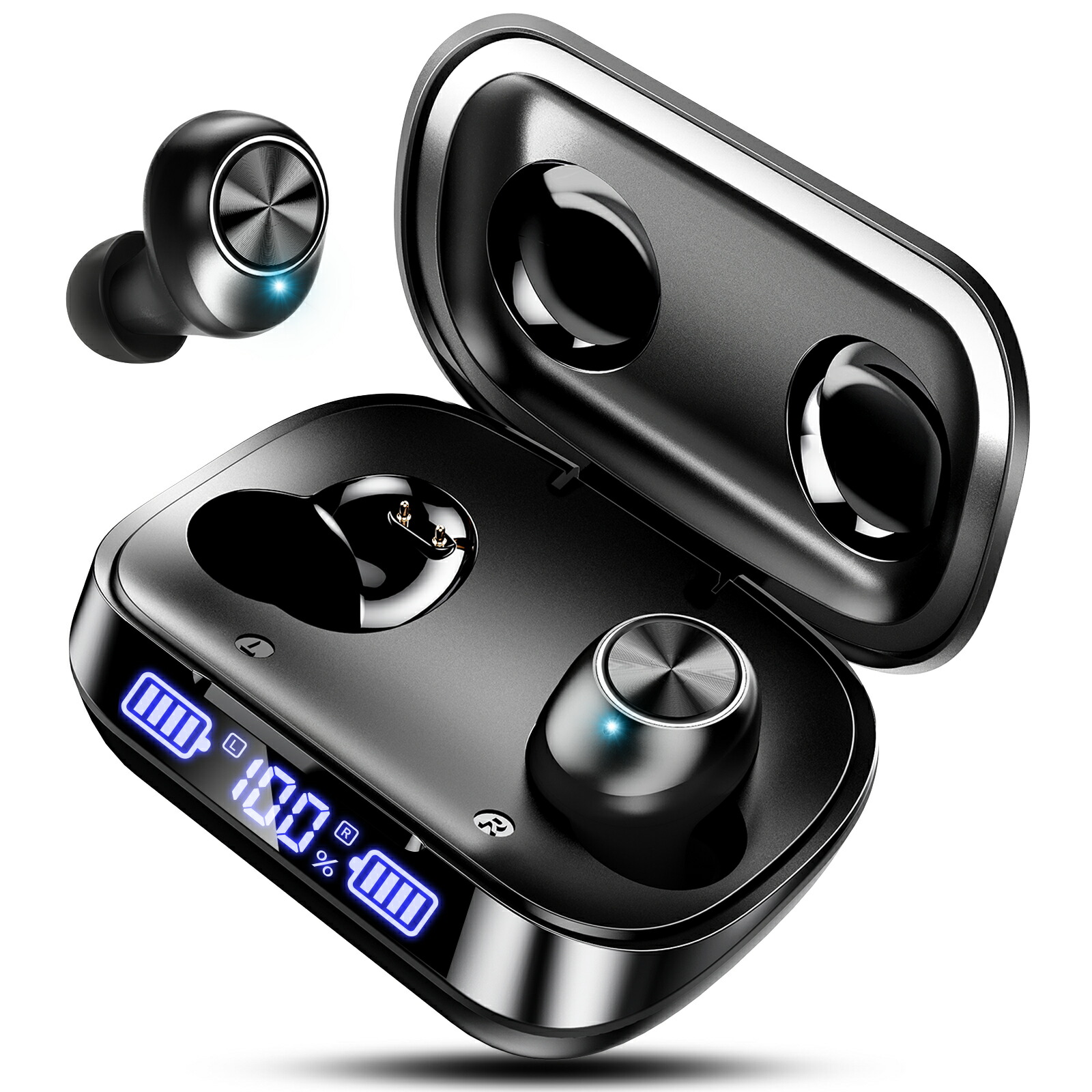 【楽天市場】イヤホン bluetooth ワイヤレスイヤホン Ysobook【新春のモデル】48時間連続再生 ブルートゥースイヤホン Hi-Fi 自動ペアリング Bluetooth5.3 ...