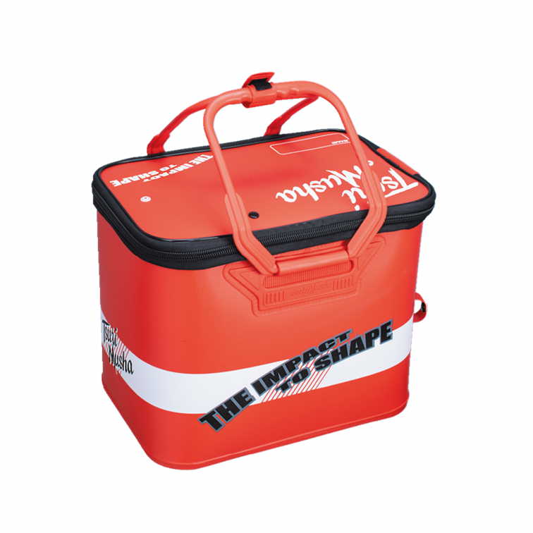 【楽天市場】釣武者 エンブレムMushaバッカン 375 レッド：黒鯛釣具楽天市場店