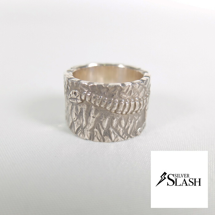 【楽天市場】SILVER SLASH ブロントサウルスリング リング 恐竜 化石 ダイナソー プレゼント リアル 骨格 SV950 シルバー ...