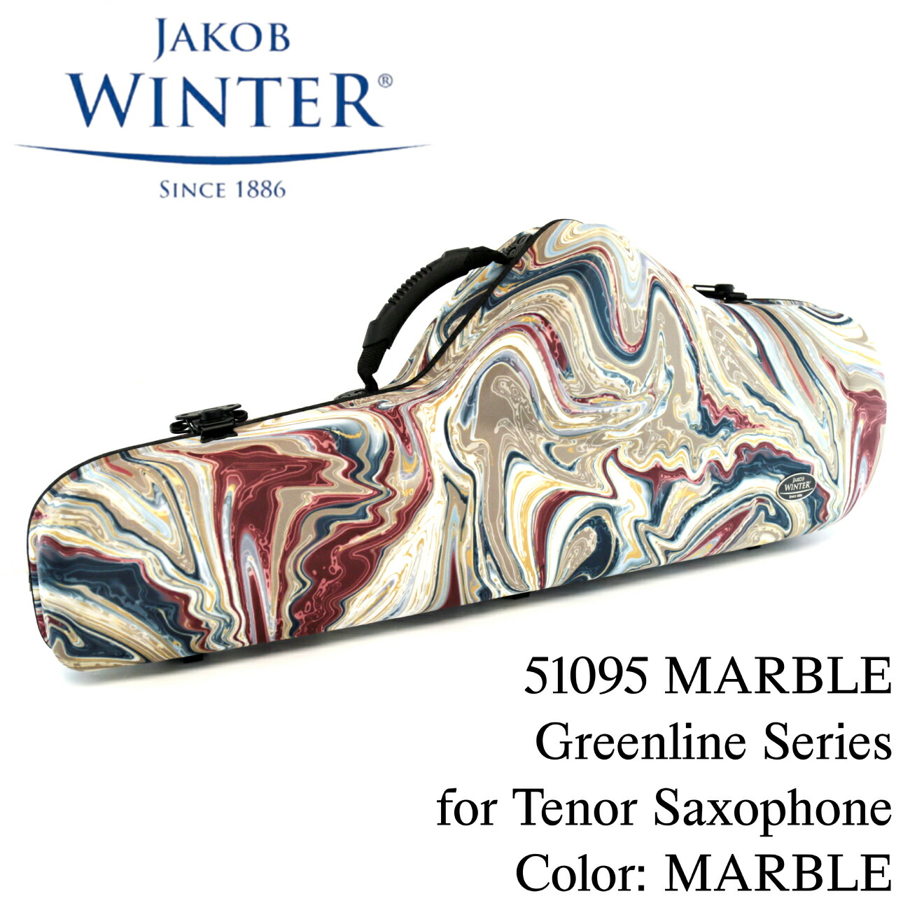 【楽天市場】《即納可能》Jakob Winter 51095-MARBLE Greenline for TenorSax 【新品】 【ヤコブ ...