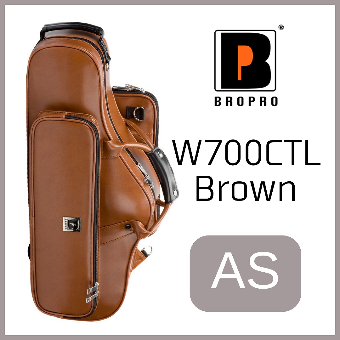【楽天市場】【次回入荷分/ご予約受付中！】BROPRO[ブロプロ]アルトサックス ケースW700TCL レザーブラウン【町田店】【machida】：クロサワ楽器65周年記念SHOP