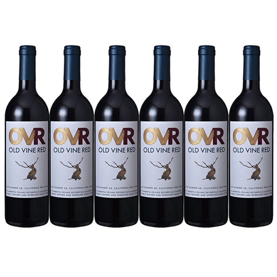 【楽天市場】【送料無料】【6本セット】マリエッタ OVR オールド・ヴァイン・レッド ロット#74 カリフォルニア Marietta OVR ...