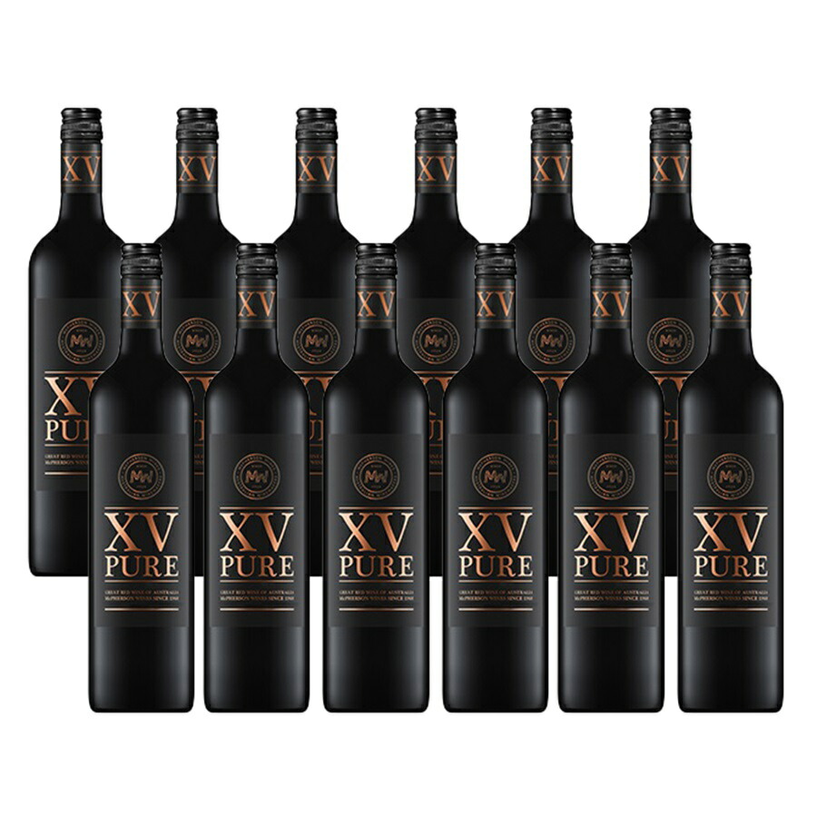 【楽天市場】【送料無料】【12本セット】マクファーソン・ビッグ・オーストラリアン・レッド・XV・ピュア 750ml 赤ワイン 12本 ...