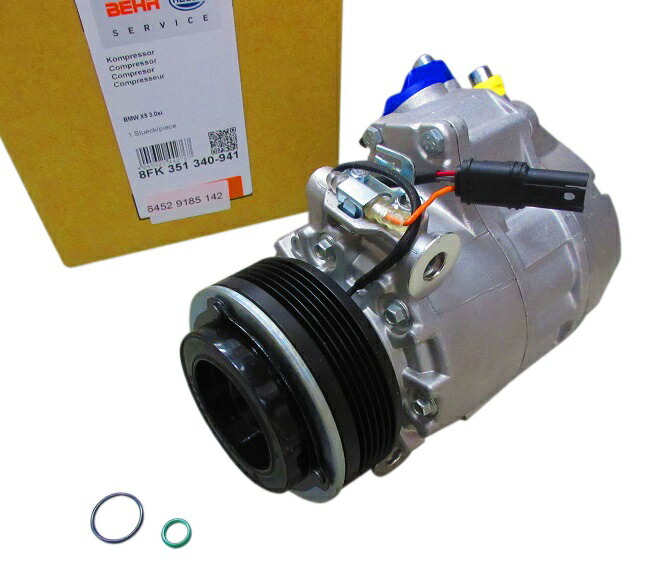 【楽天市場】BEHR エアコンコンプレッサー 6452-9185-142 64529185142／BMW X5 E70 3.0si：車用品＆部品