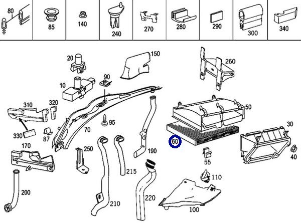 【楽天市場】ベンツ W203 W209／VEMO製 ACフィルター エアコンフィルター（外気用／左ハンドル用） 203-830-0918：車用品＆部品