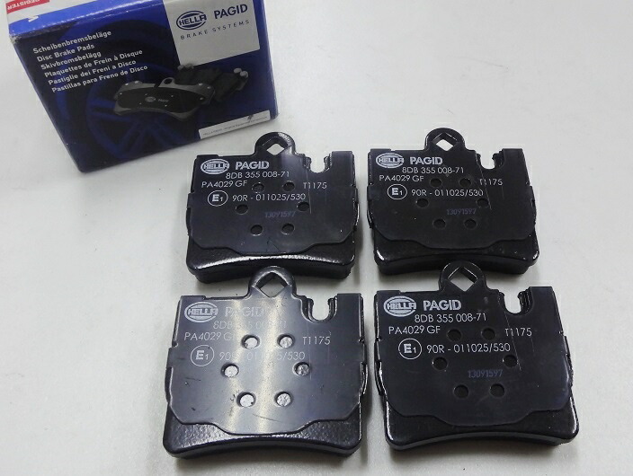 【楽天市場】ベンツ W220 W215 Pagid（HELLA）製 リアブレーキパット ディスクパット新品 (0044209420 ...