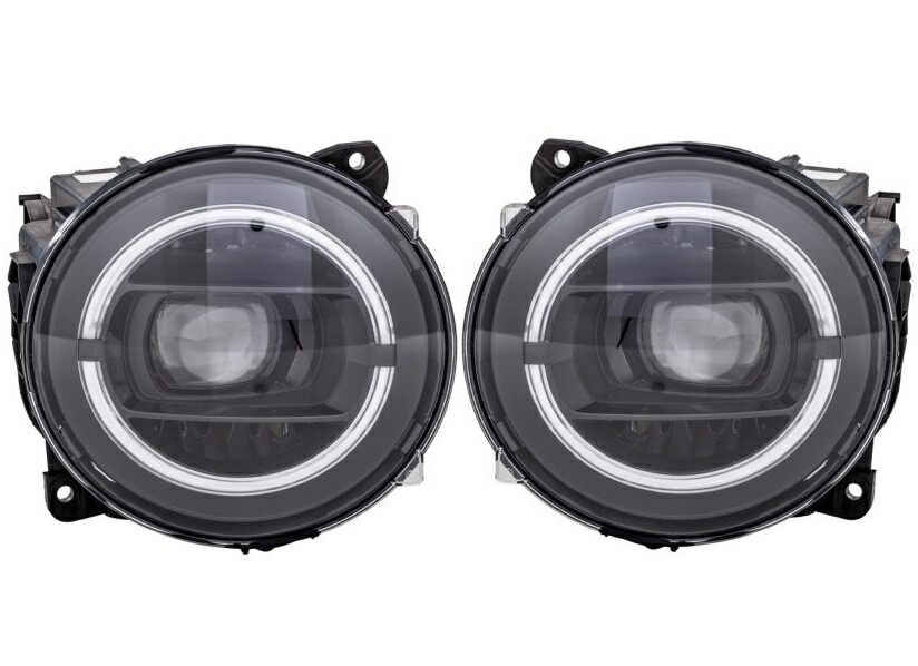 【楽天市場】純正OEM HELLA製 メルセデスベンツ W463A Gクラス ヘッドランプ 左右セット インナーブラック マトリックス LED ...