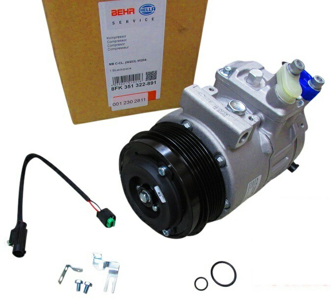 【楽天市場】BEHR製 エアコンコンプレッサー ACコンプレッサー 001-230-2811 0012302811／ベンツ W220 Sクラス ...