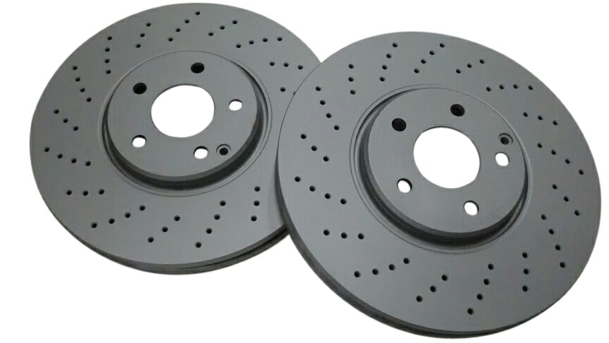 【楽天市場】ベンツ W220 W211／OZ製 フロント用 ドリルド ブレーキローター／ディスクローター新品 (2204211812)：車用品＆部品