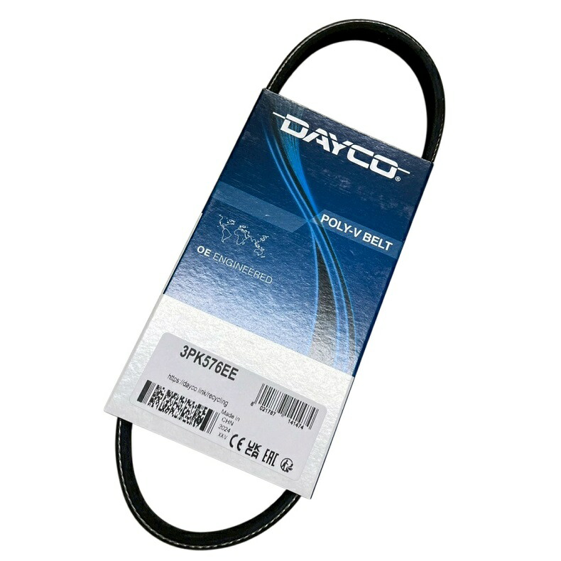 【楽天市場】DAYCO ファンベルト 1692660480 3PK576EE シトロエン C3II C3III C3エアクロス C4カクタス ...