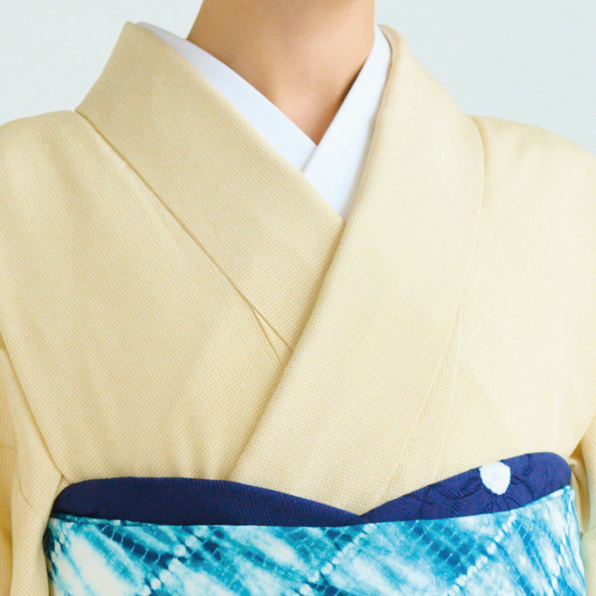 【楽天市場】25％OFF！【CHIKUMO-千雲-】洗える着物 東レシルック江戸小紋 角通し/たまご色 袷小紋 くるり：着物屋くるり 楽天市場店