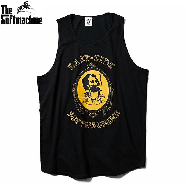 【楽天市場】SOFTMACHINE ソフトマシン EAST SIDER TANK タンクトップ BLACK：KUSTOMSTYLE SO-CAL