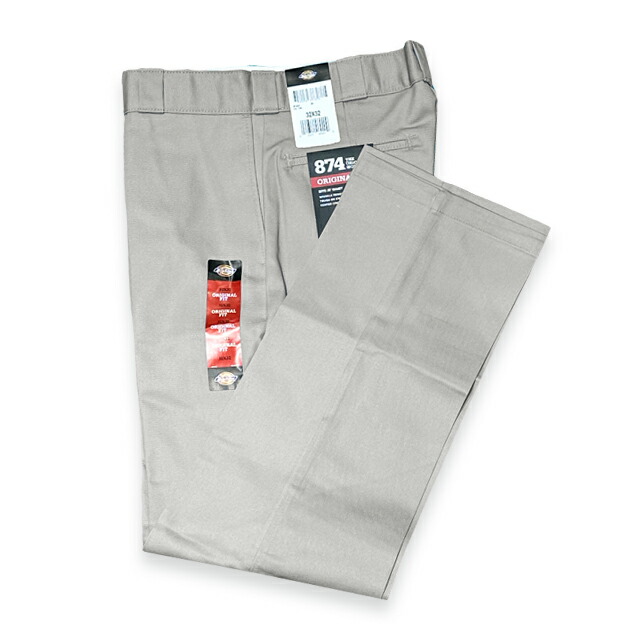 【楽天市場】DICKIES 874 WORK PANTS SILVER ディッキーズ ワ−クパンツ：KUSTOMSTYLE SO-CAL